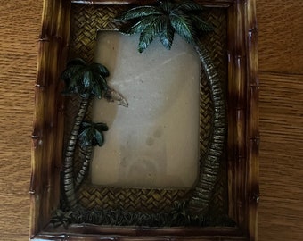 San Diego California With Palm Tree Laser Engraved Wood Picture Frame ...