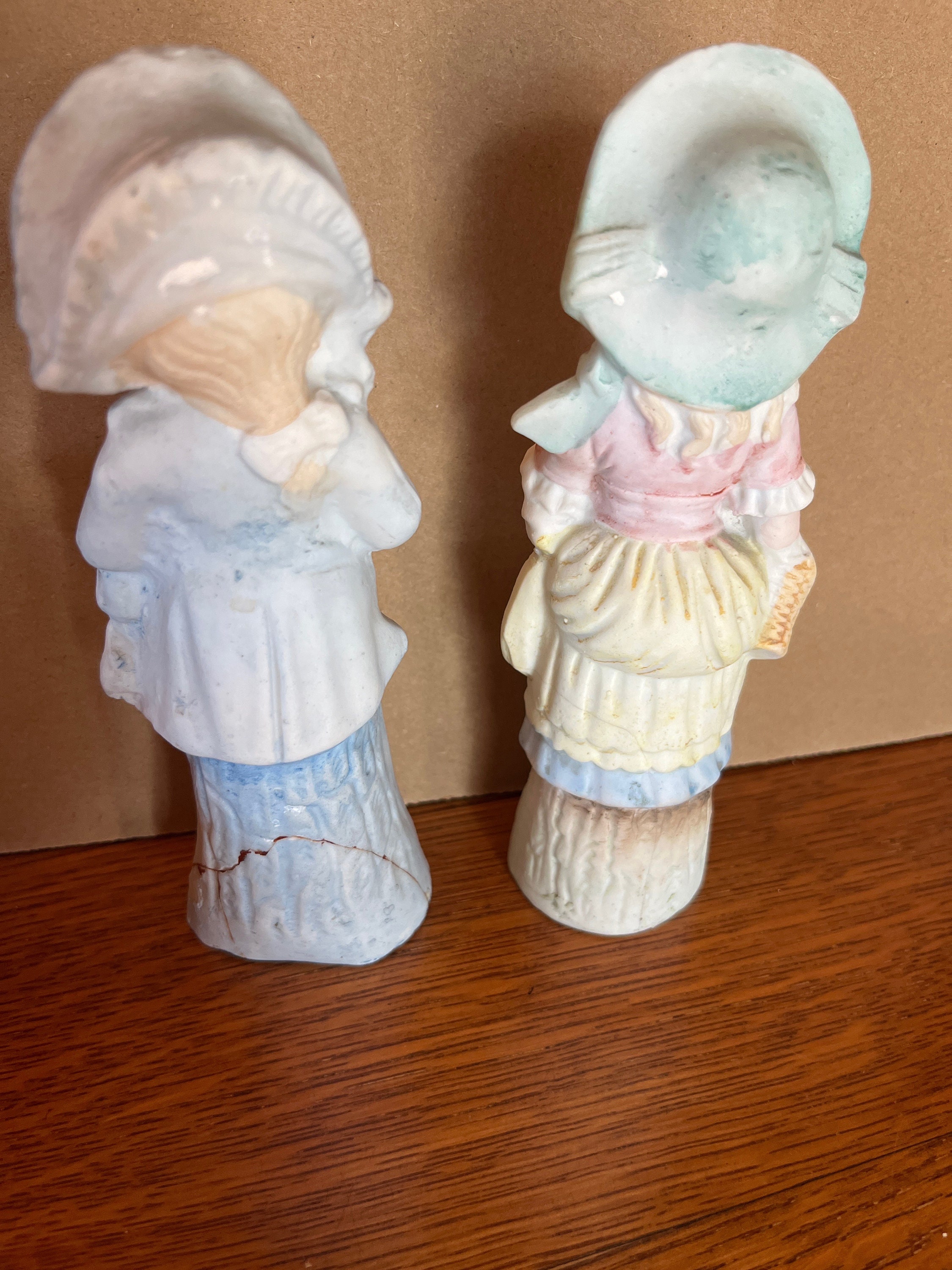 Vintage Antique Bisque Figurines (pair) - Etsy