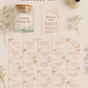 Anxiety Scripture Slips - Etsy