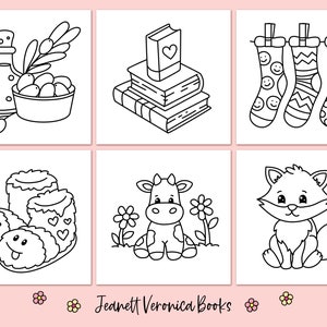 Bold & Easy Coloring Pages | Set One 10 Pages | Instant Download PDF - Etsy