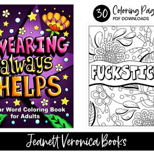 Swearing Always Helps Swear Word Coloring Book 30 - Etsy