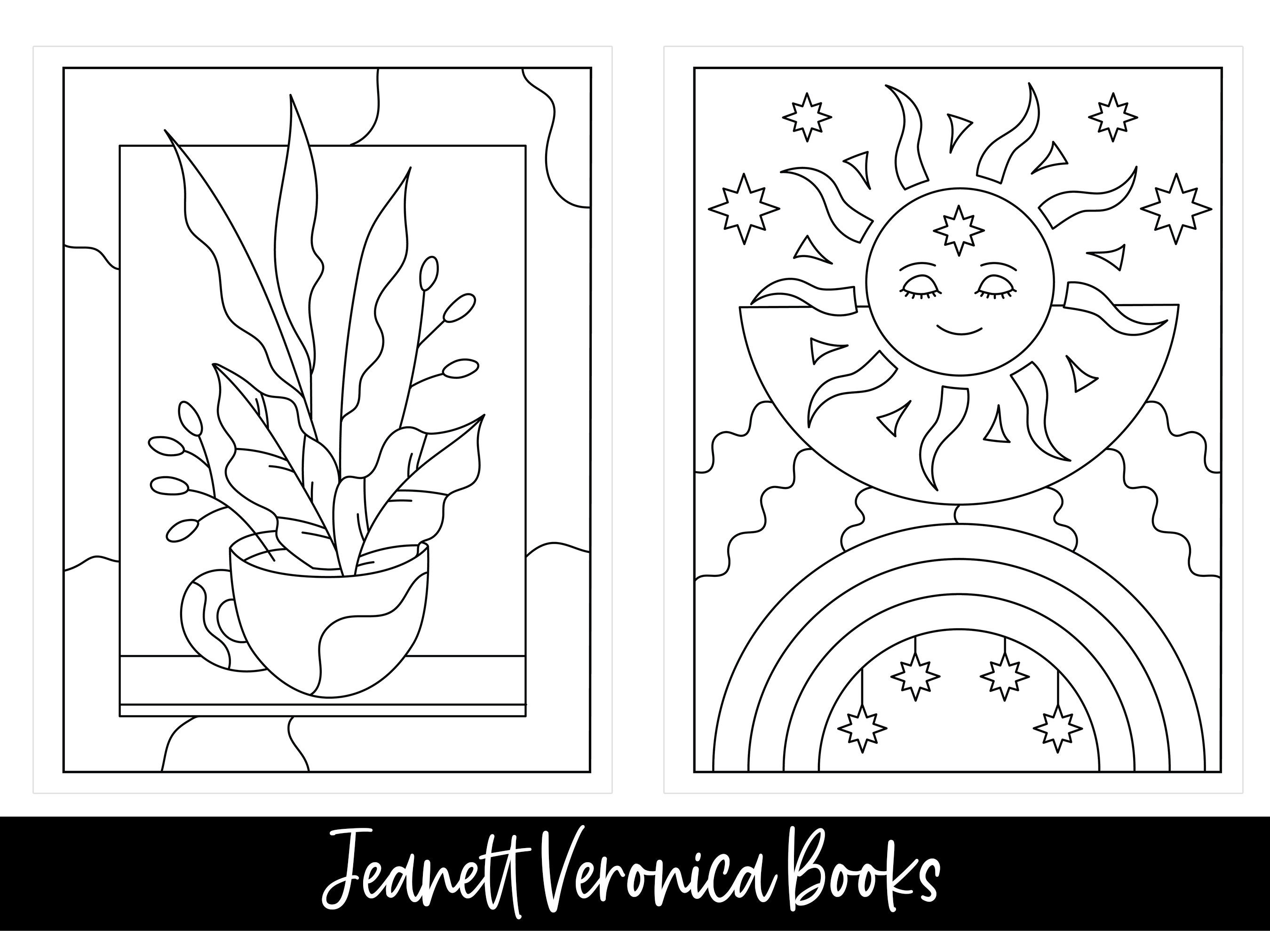 Minimalist Boho Art Simple Line Art Designs 50 Digital - Etsy