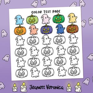 Spooky Hygge Coloring Pages | 10 Cute & Cozy Halloween Pages | Set One ...