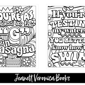 Swear Word Coloring Book: 41 Funny Adult Pages (PDF Download) - Etsy