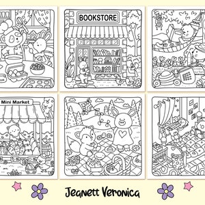 Cozy Moments Coloring Pages | Set One 10 Pages | Instant Download PDF ...