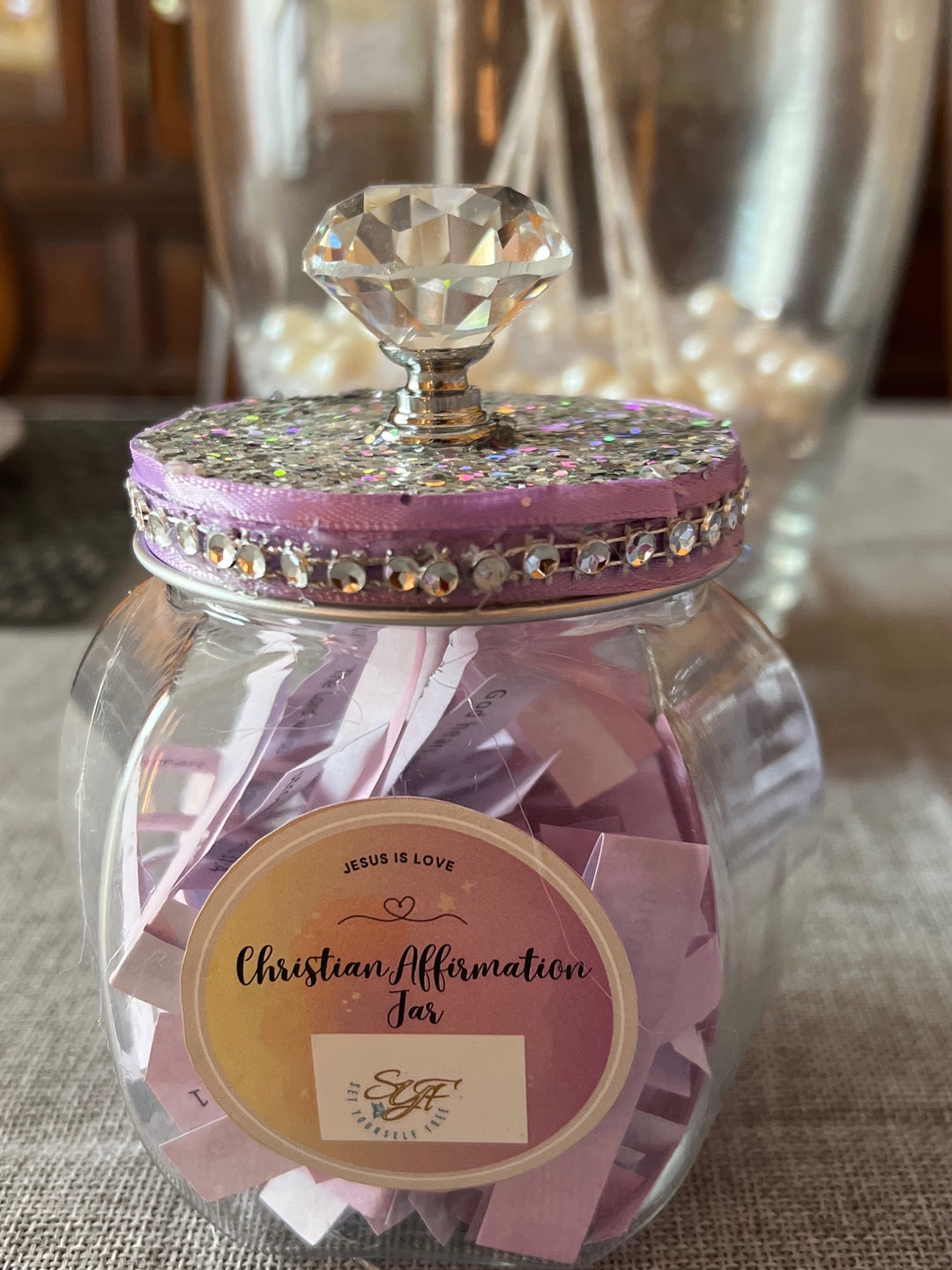 Christian Faith Affirmation Jar - Etsy