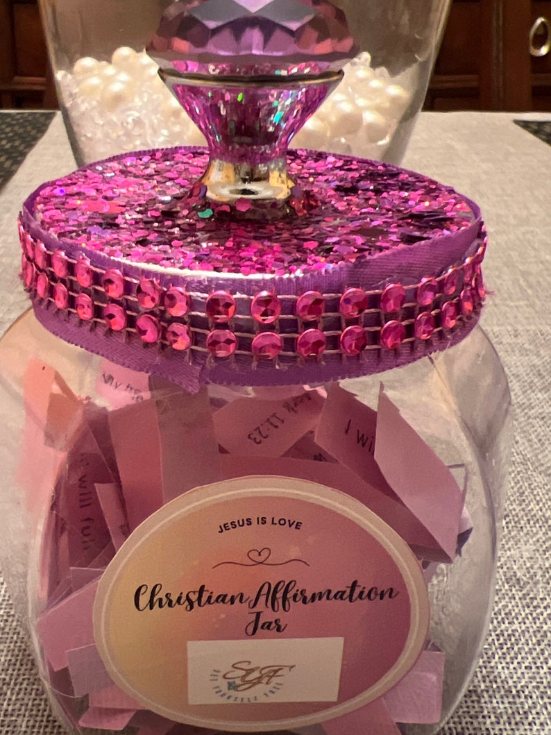 Christian Faith Affirmation Jar - Etsy