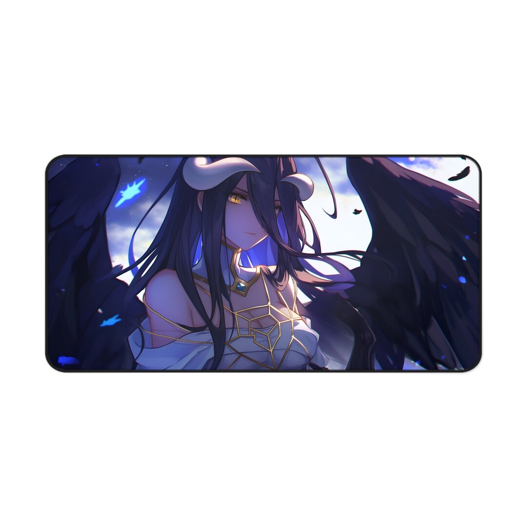 Albedo Overlord Anime Desk Mat, Albedo Overlord Anime Mouse Pad, Albedo ...