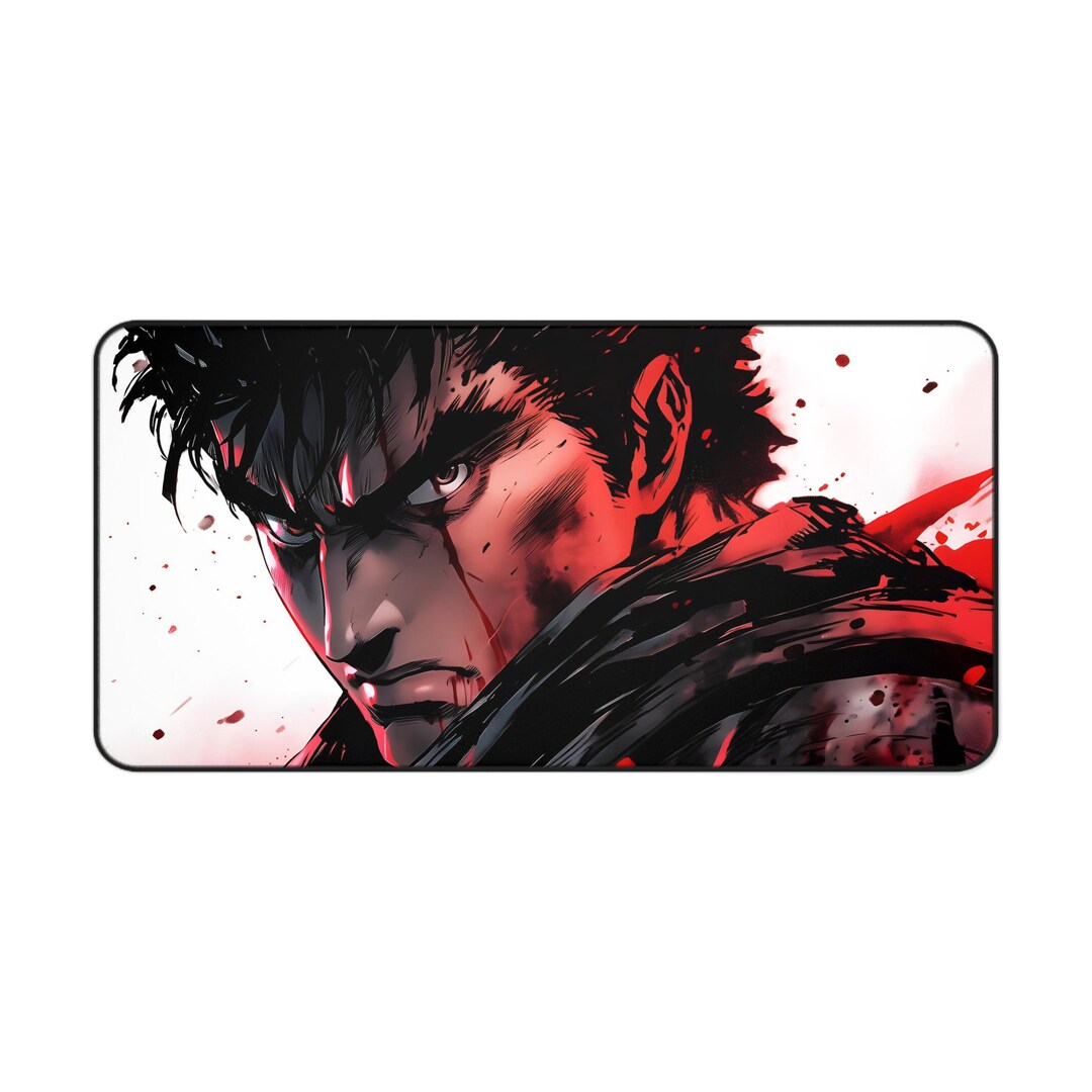 Berserk Guts Desk Mat, Berserk Mouse Pad, Guts Mouse Pad, Premium High ...