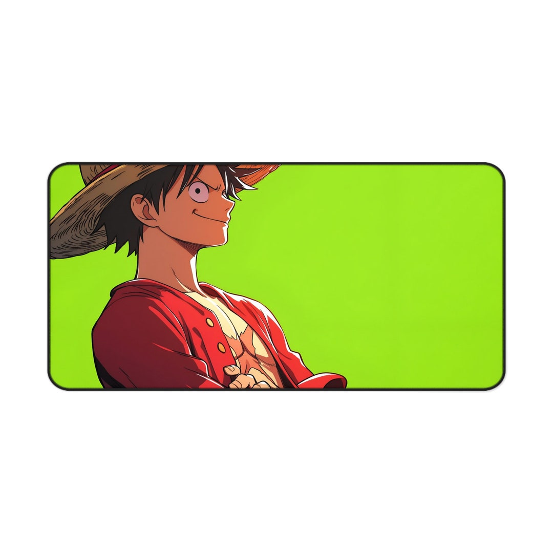 One Piece Luffy Desk Mat, One Piece Luffy Mouse Pad Premium High ...