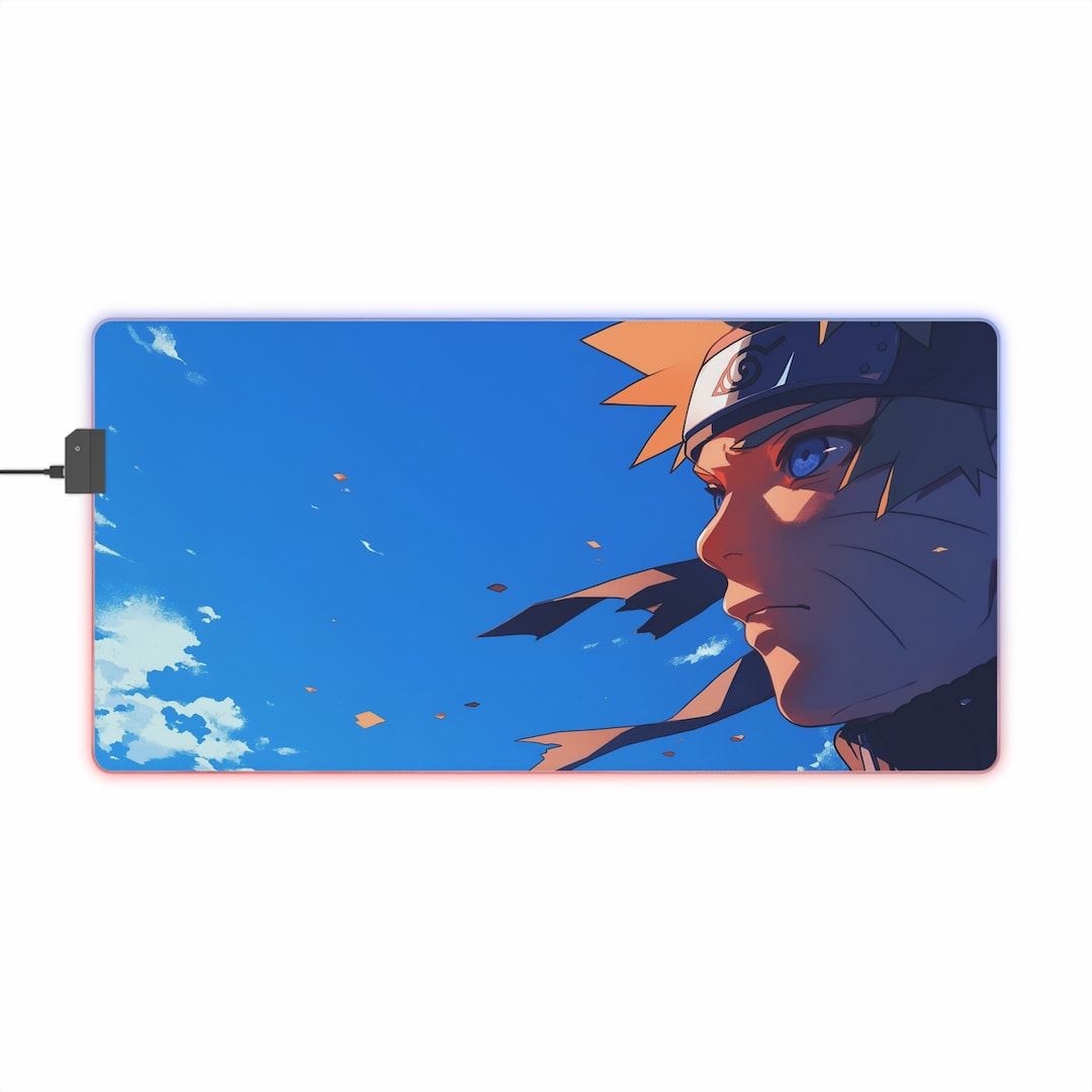 Naruto LED Gaming Mouse Pad, Naruto Uzumaki Mouse Pad, Naruto Blue Sky ...