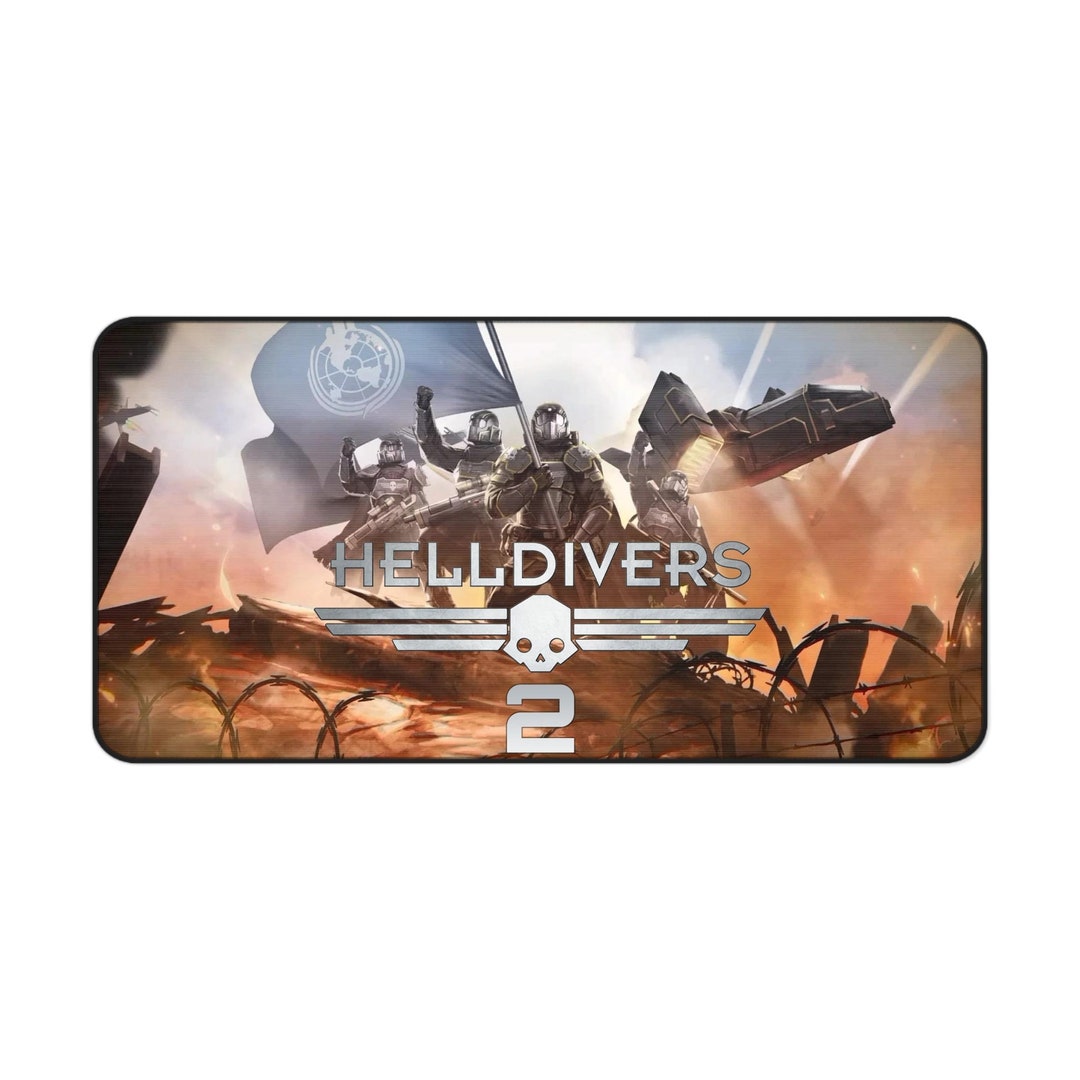 Helldivers 2 Mouse Pad, Helldivers 2 XXL Desk Mat, Premium High Quality Gaming Mouse Pad ...