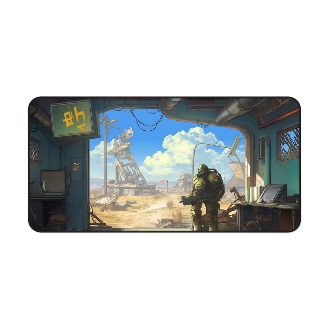 Fallout Desk Mat, Fallout Mouse Pad, Fallout High Quality Premium Mouse ...