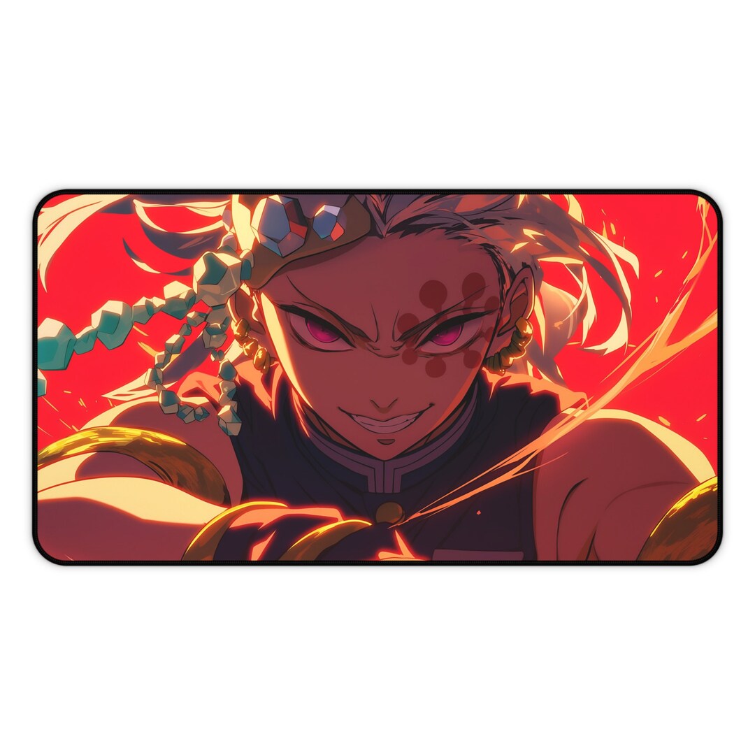 Tengen Uzui Demon Slayer Desk Mat, Tengen Uzui Demon Slayer Mouse Pad ...