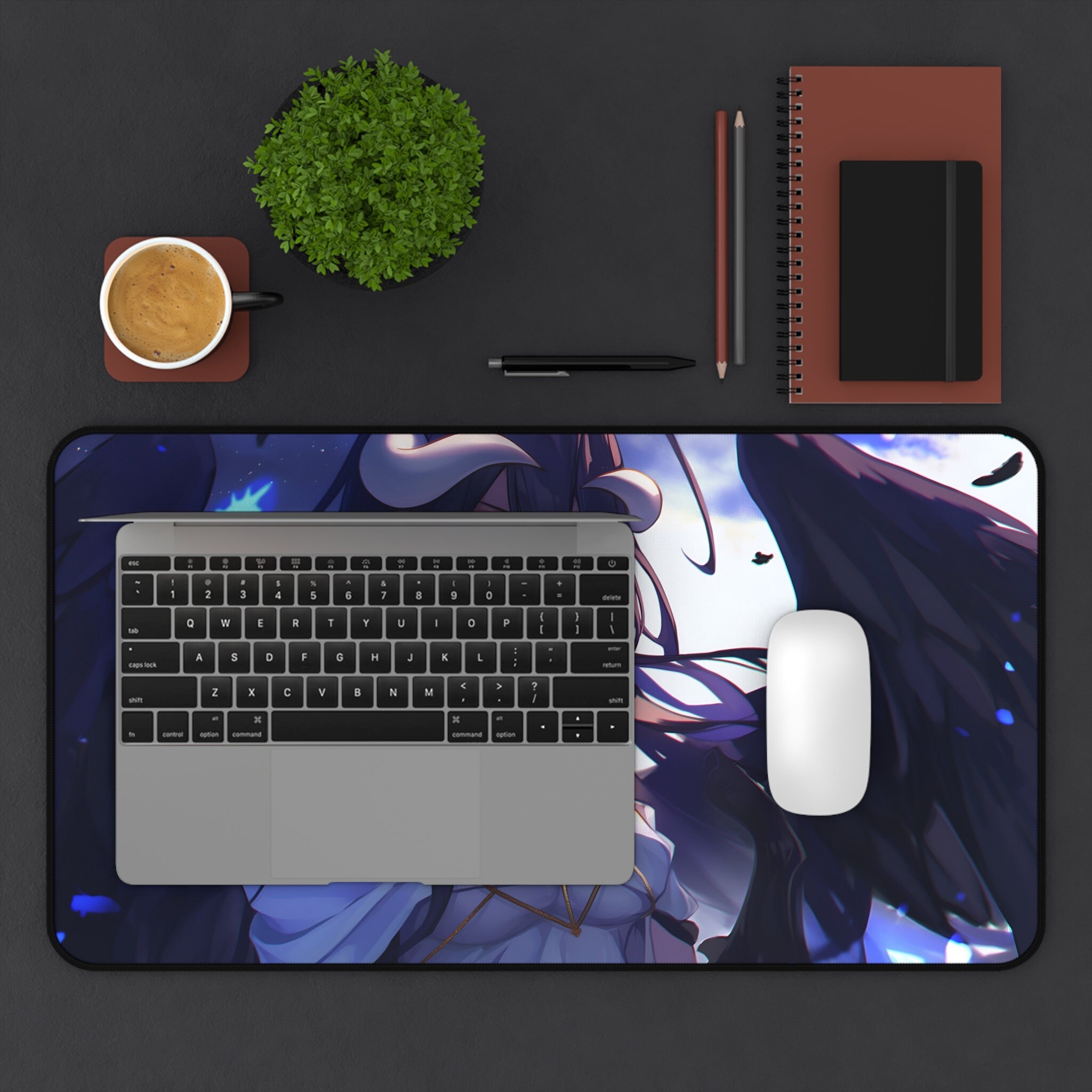 Albedo Overlord Anime Desk Mat, Albedo Overlord Anime Mouse Pad, Albedo ...