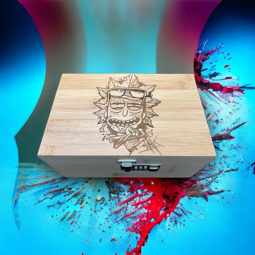 Rick and Morty Inspired Stash Box Set Includes Grinder, Rolling Tray ...