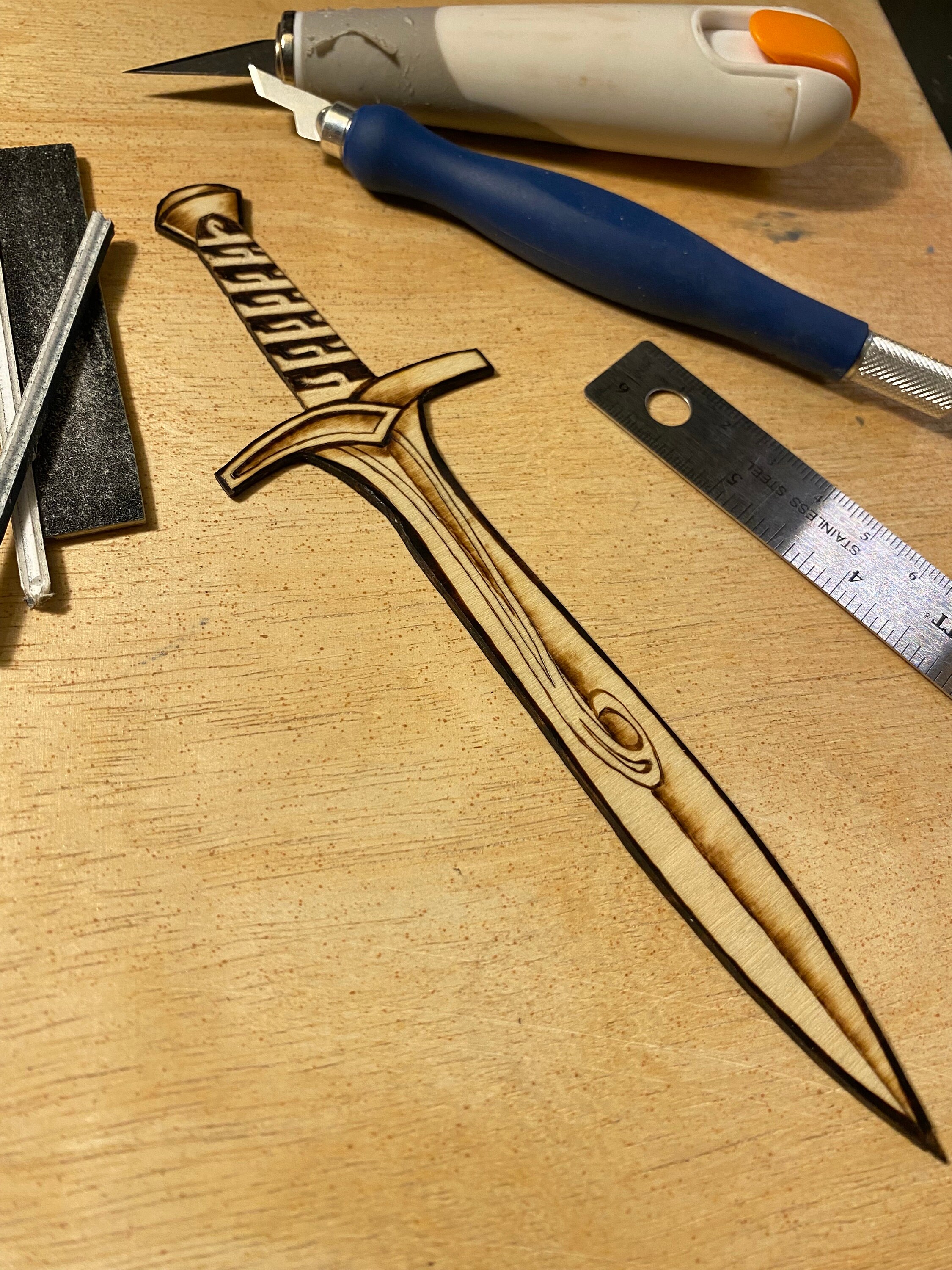 Sting, the Sword of Bilbo Baggins Handmade Bookmark - Etsy