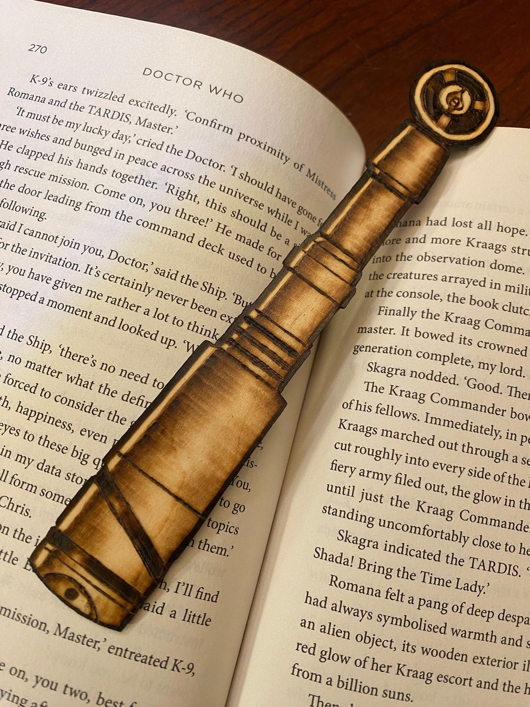 4th Doctor’s Sonic Screwdriver - Handmade Bookmark - Etsy