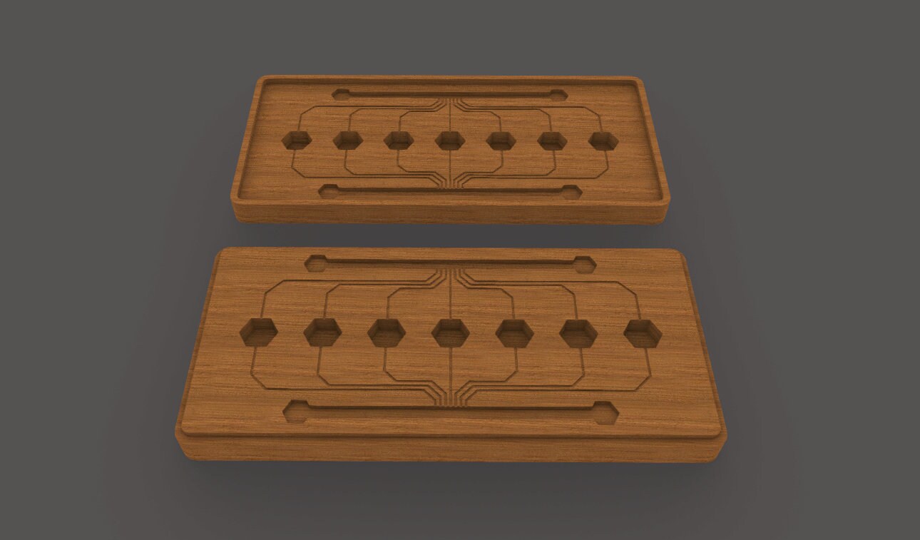 Dice Box for Cnc, Engraved With Nordic, Viking, Vegvisir Symbol, 2 Pen ...