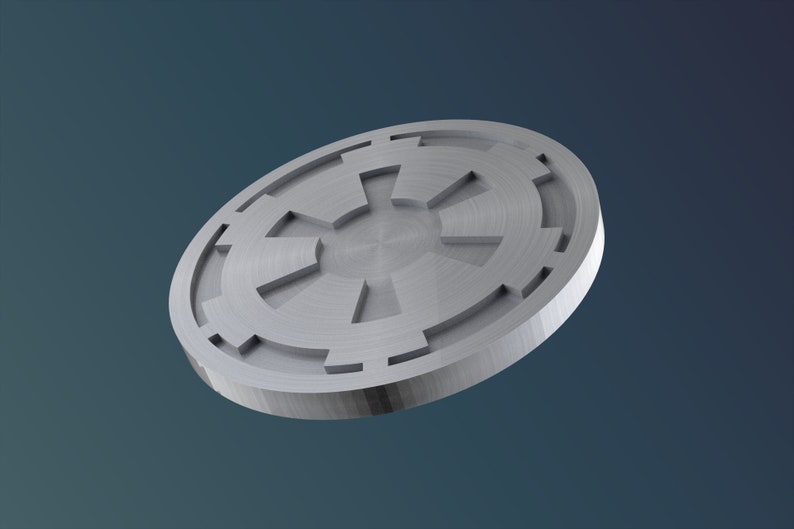 Empire Emblem Coin, 3D Print & Cnc Files, Star Wars Accessory ...