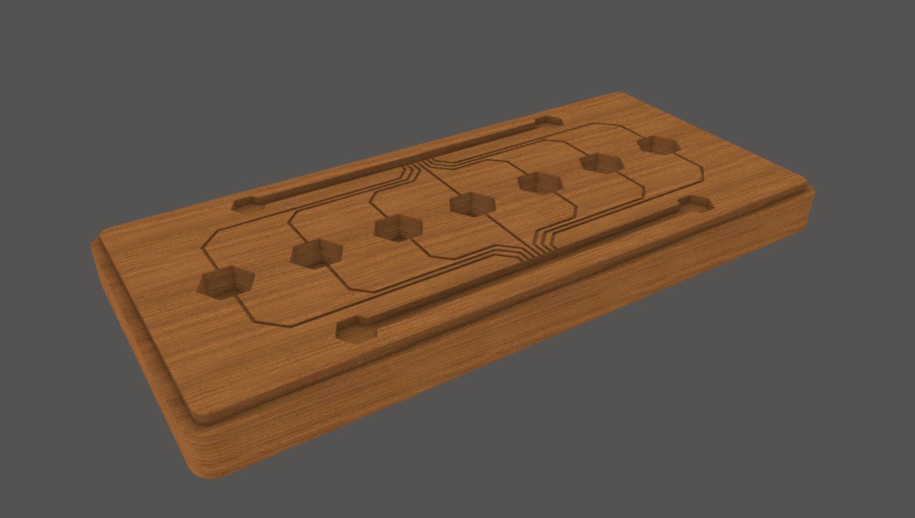 Dice Box for Cnc, Engraved With Nordic, Viking, Vegvisir Symbol, 2 Pen ...