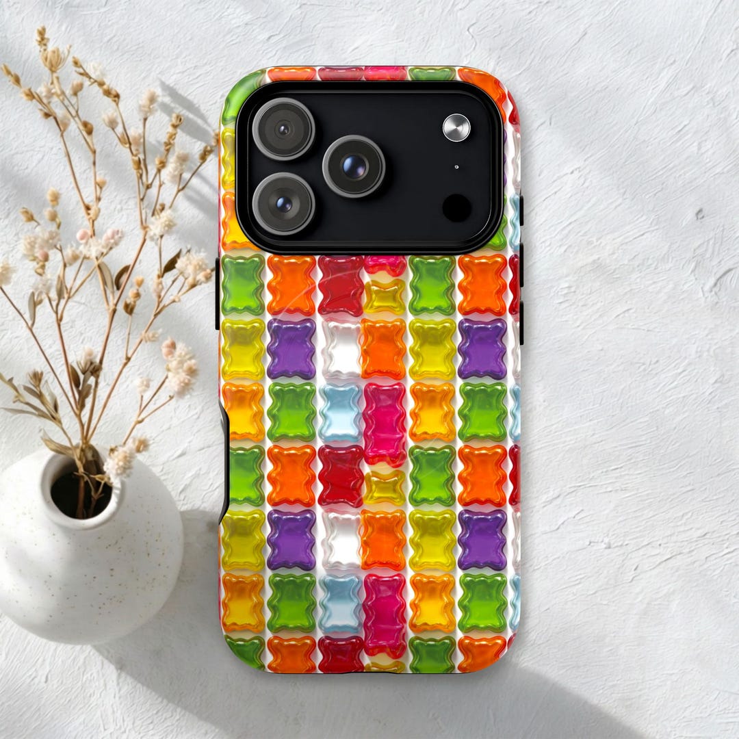Cute Gummy Candy Phone Case, Magsafe for iPhone 16, 15, 14, 13, 12, Pro ...