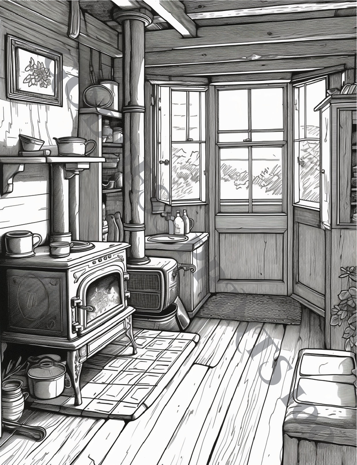 The Off-grid Homestead Coloring Experience: Artful Adventures in Self ...