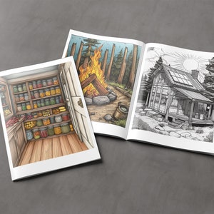 The Off-grid Homestead Coloring Experience: Artful Adventures in Self ...