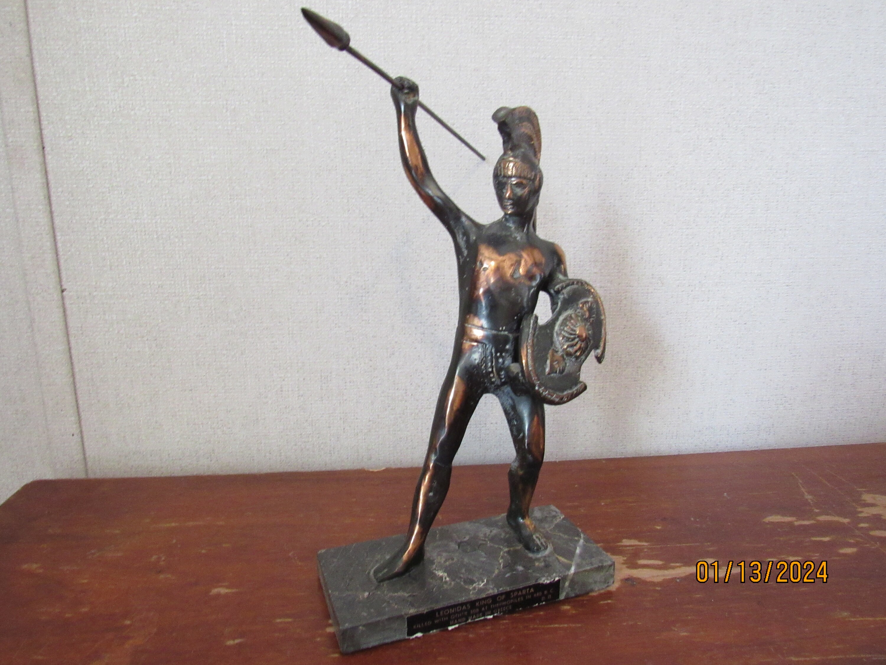 Leonidas Bronze Statue - Etsy