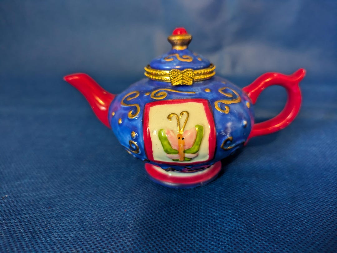 Teapot Trinket Box - Etsy