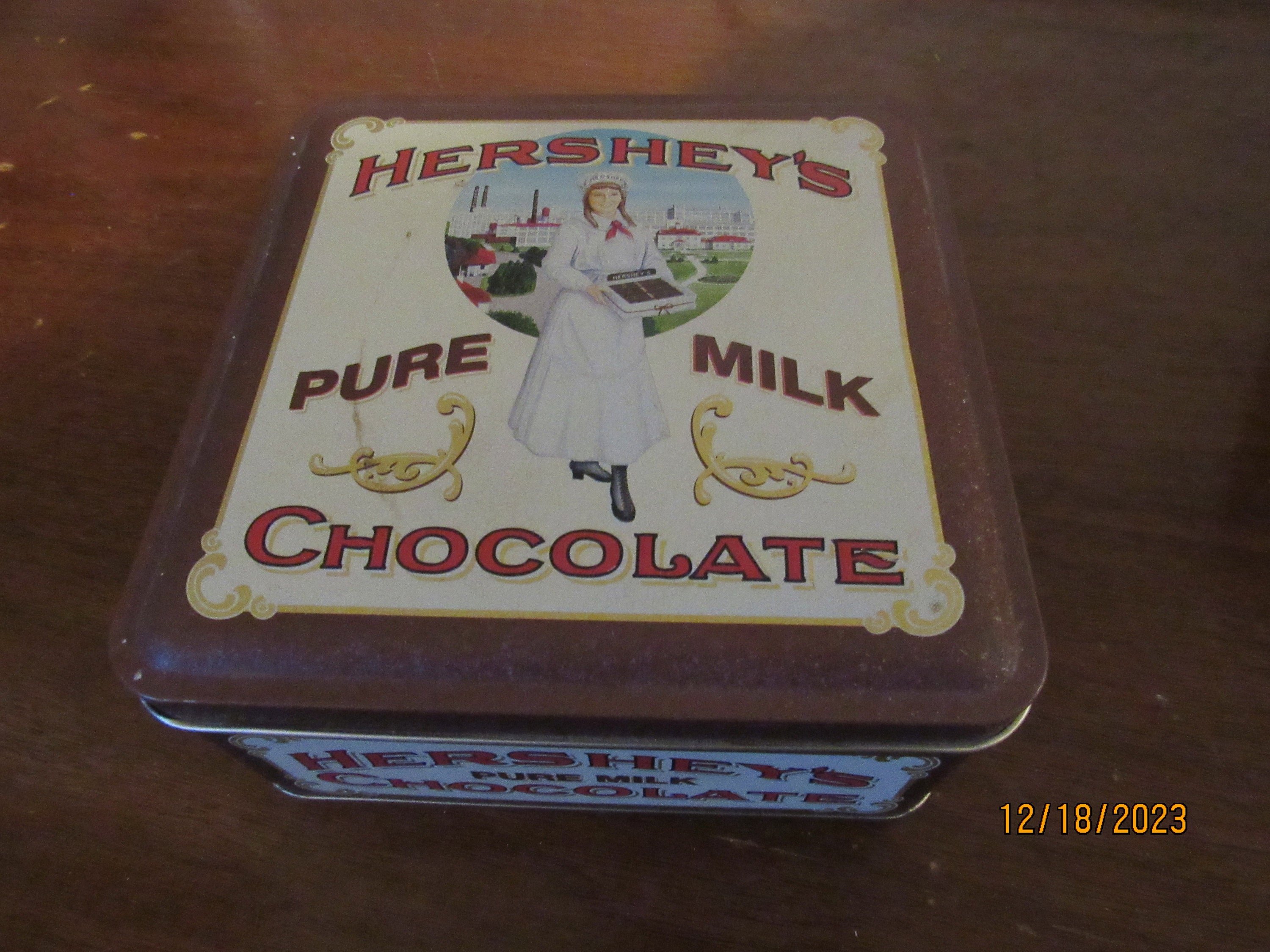Hershey's Pure Milk Chocolate Vintage Tin - Etsy