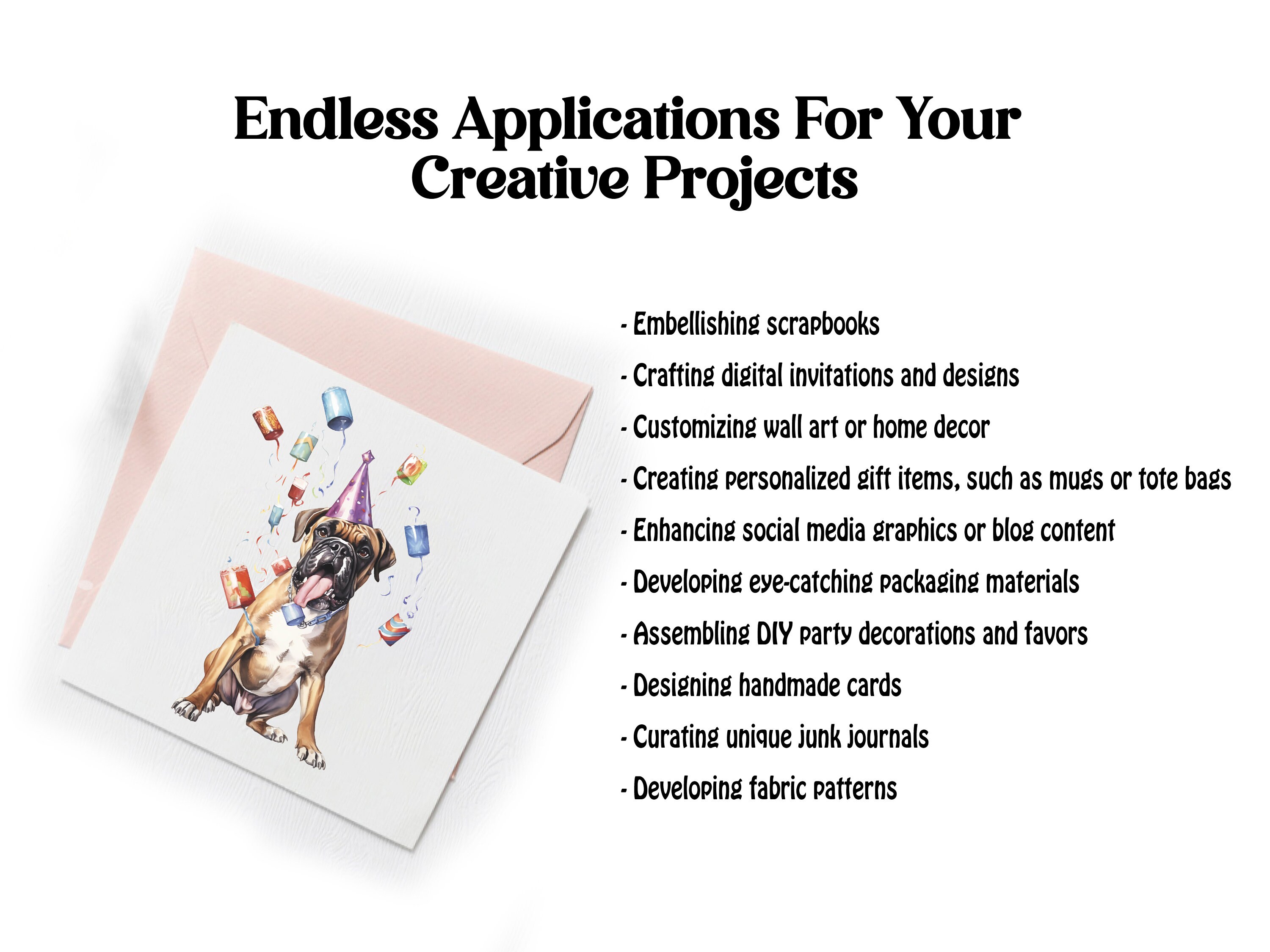 Dog Birthday Clipart Bundle 12 Birthday Dogs as Watercolor Pngs Digital ...