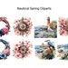 Nautical Spring Clipart Bundle - 58 Watercolor Pngs - Digital Drawings ...