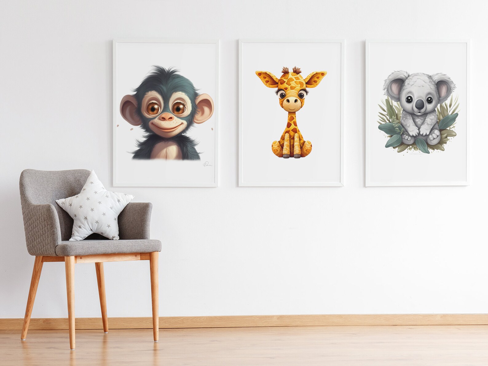 25 Baby Zoo Animals Clipart Bundle Cute Cartoon Animal Pngs - Etsy