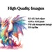 Rainbow Dragon Clipart Bundle 35 Rainbow Dragons Pngs With Transparent ...