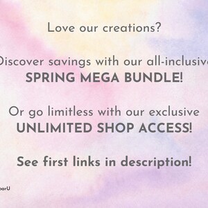 Enchanted Spring Clipart Bundle 84 Watercolor Pngs Digital Drawings ...