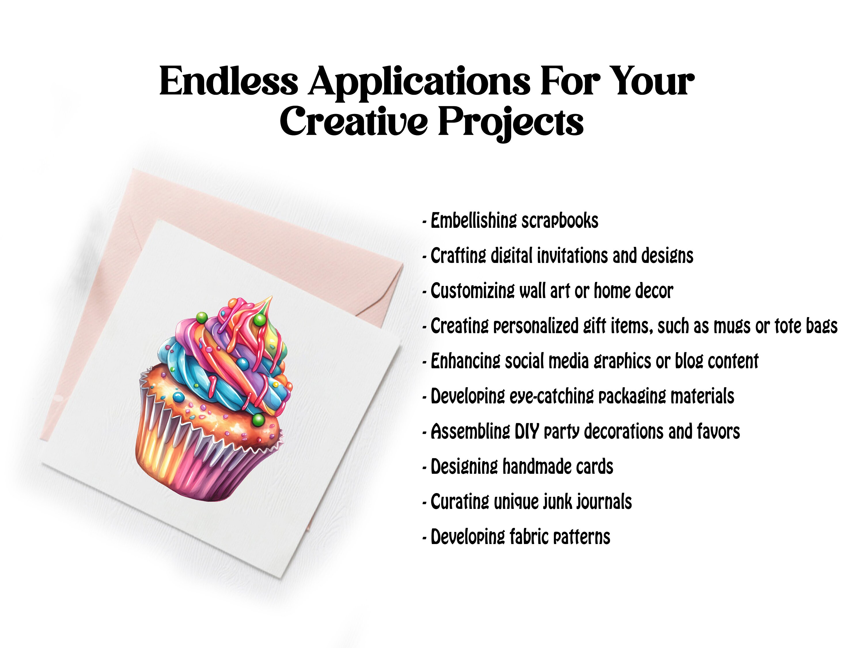 Rainbow Cupcake Bundle 47 Rainbow Cupcakes as Watercolor Pngs Cupcake ...