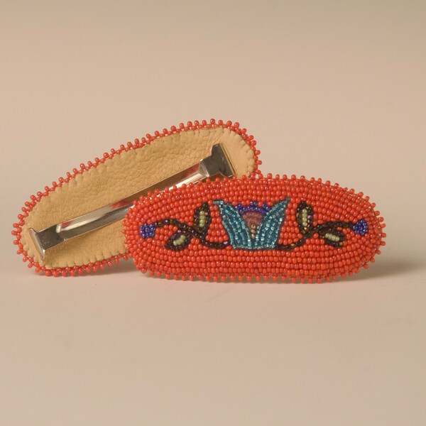 Beaded Barrette - Etsy