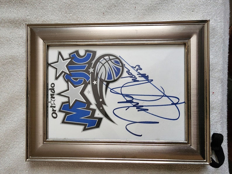 Orlando Magic Nick Anderson 25 Autograph in Frame - Etsy