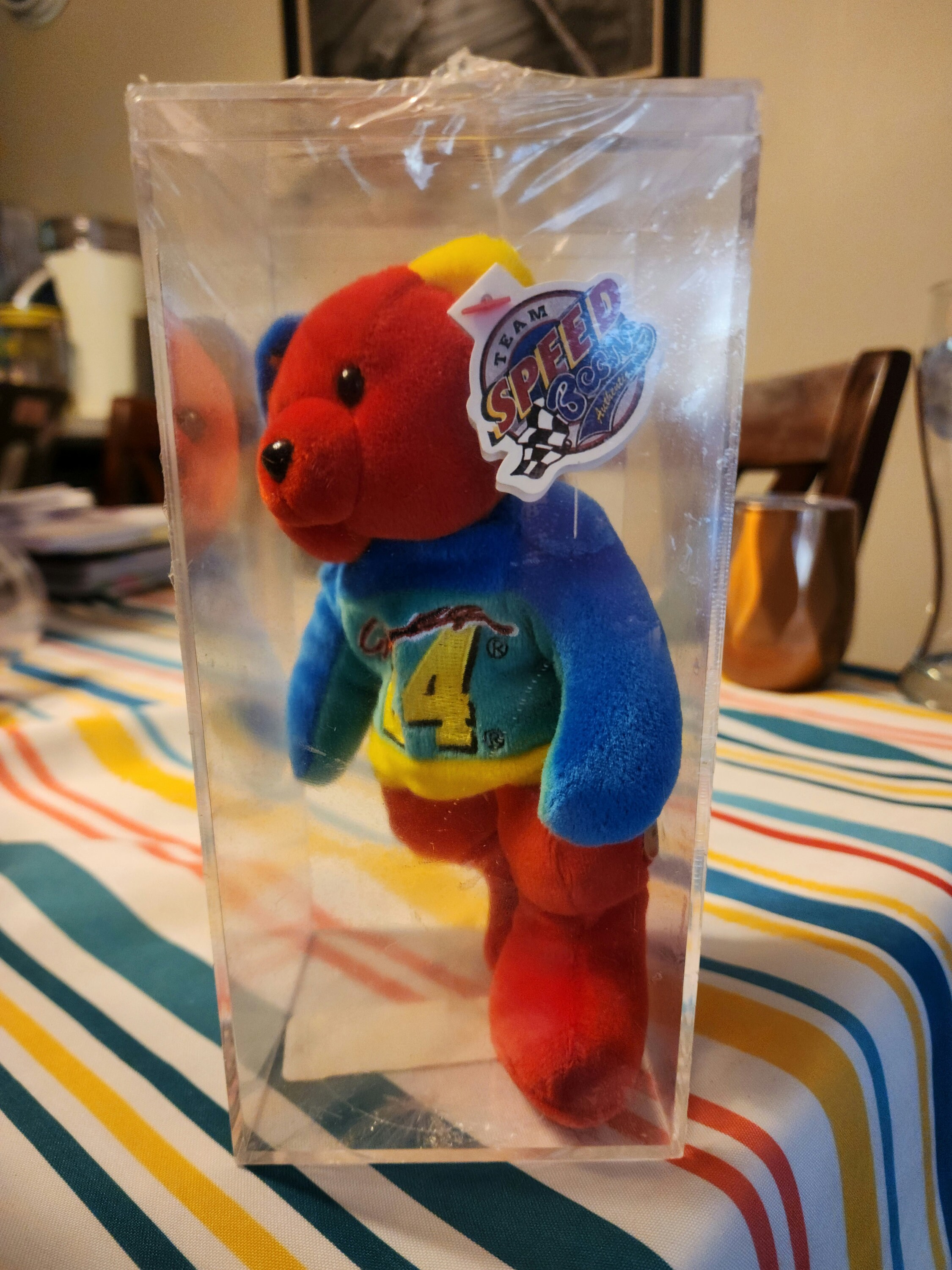 Jeff Gordon #24 Nascar Plush Team Speed Bear Brand New in Container and ...
