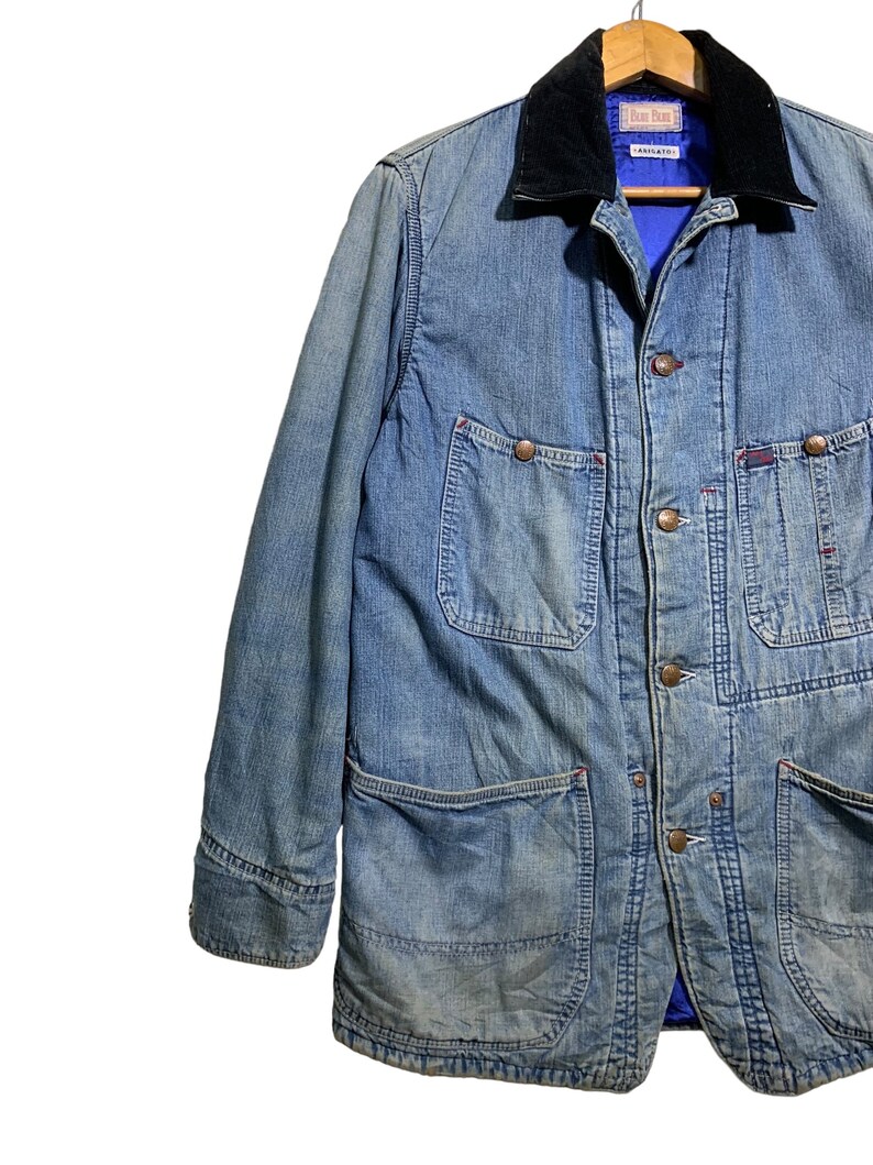 Blue Blue Japan Denim Chore Jacket - Etsy