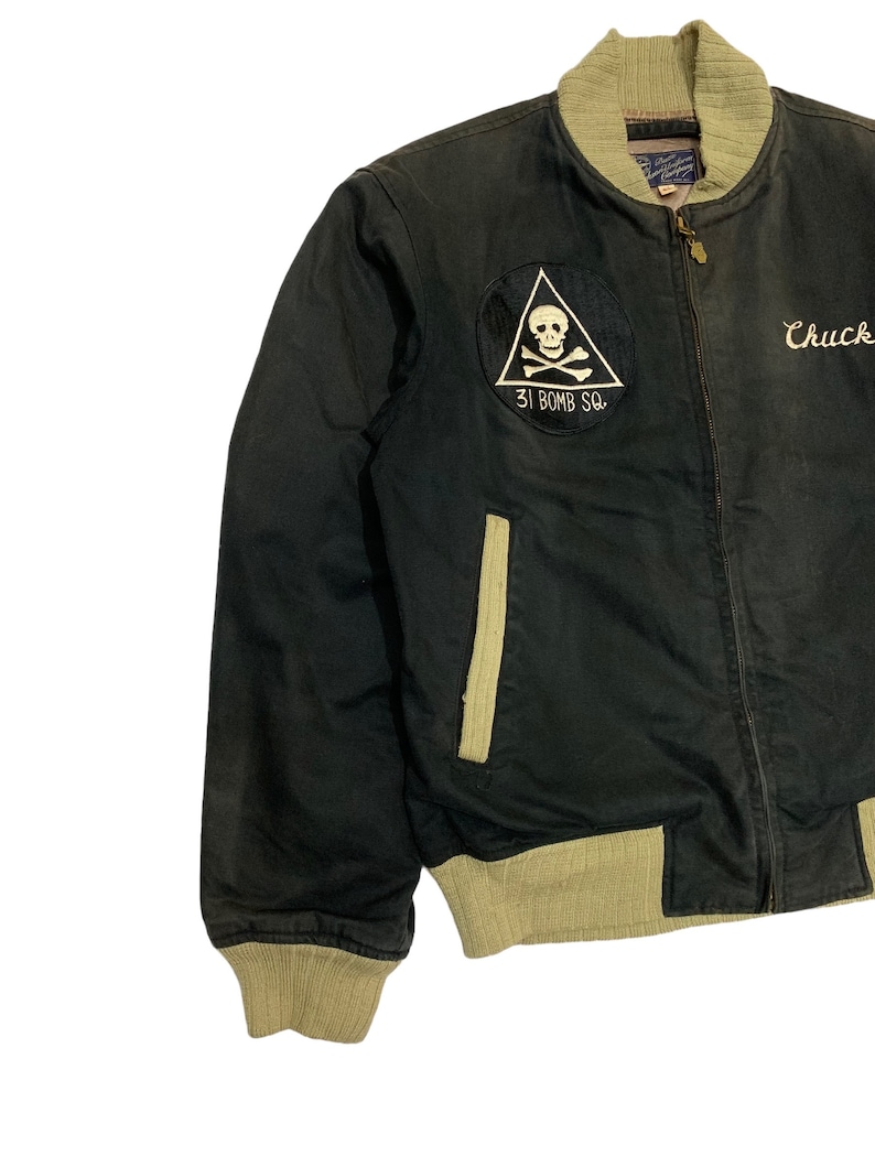 Vintage Buzz Rickson’s Bomber Barons Jacket - Etsy