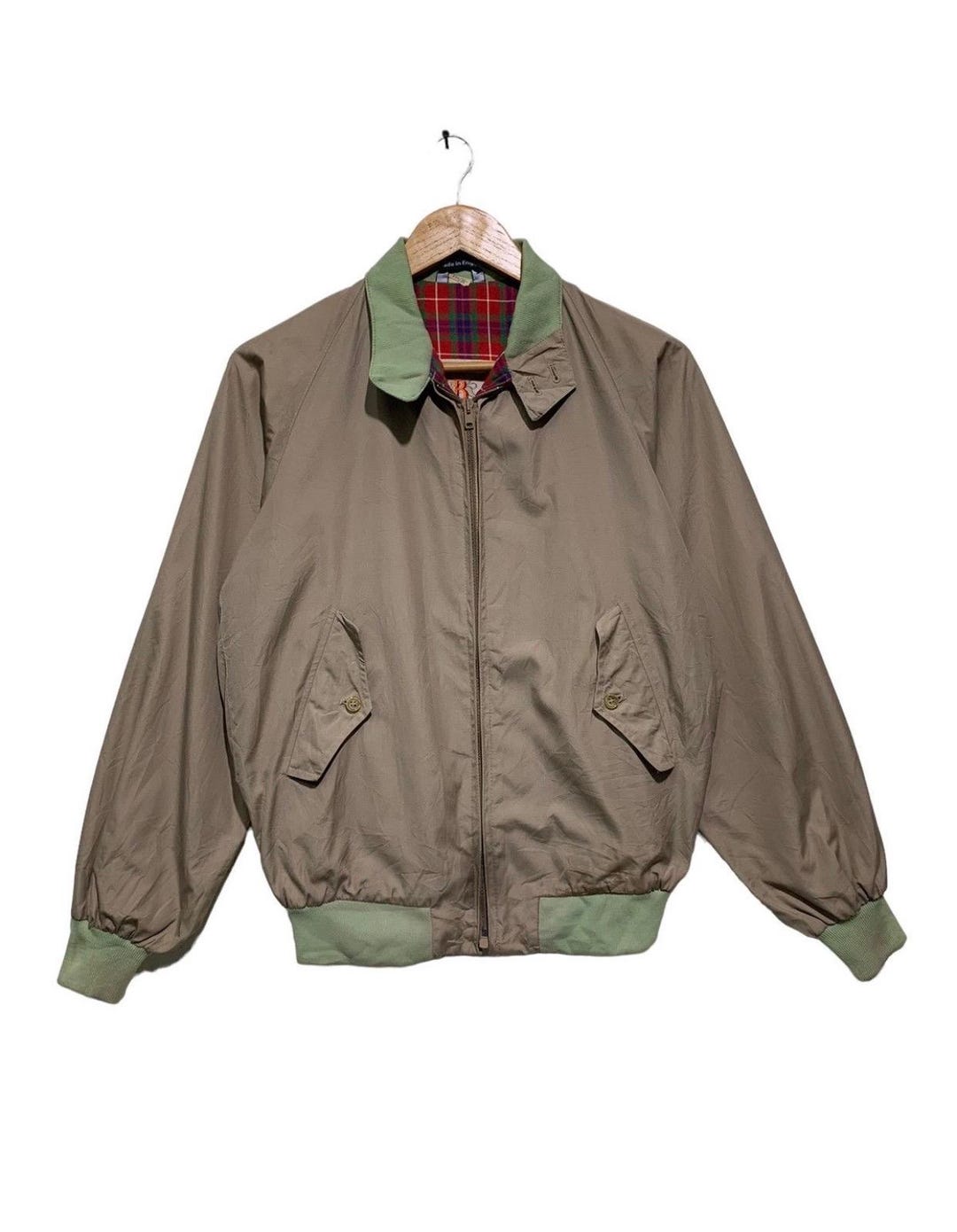 Vintage Baracuta England Jacket Tartan Lined - Etsy