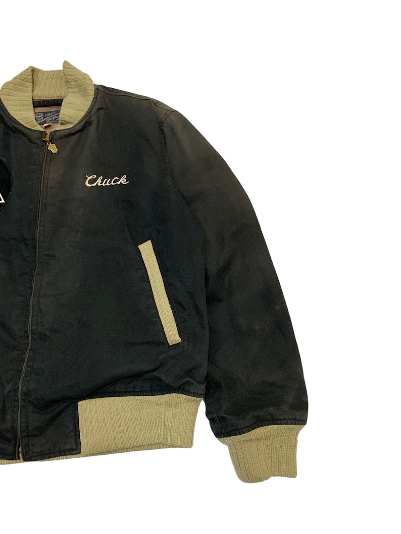 Vintage Buzz Rickson’s Bomber Barons Jacket - Etsy