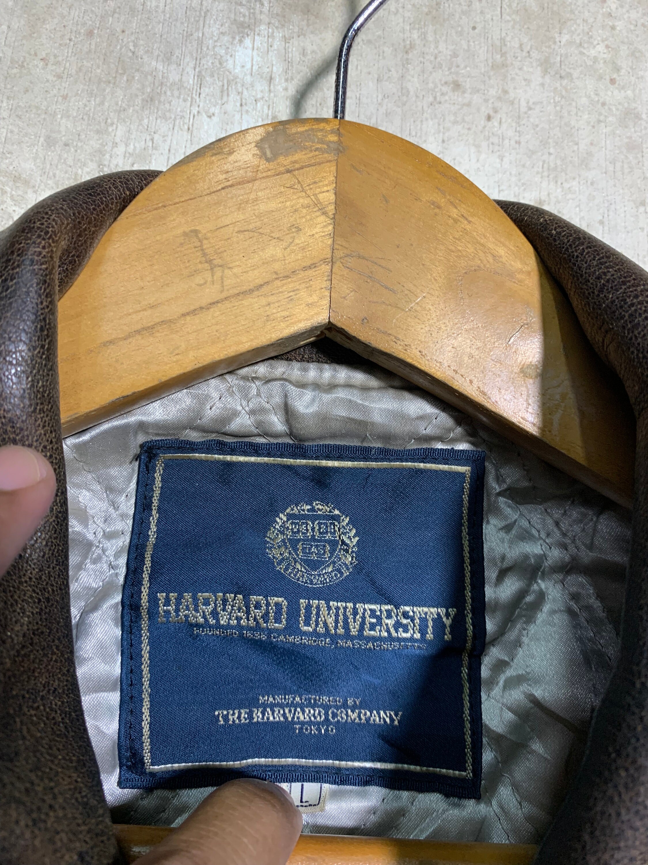 Vintage Harvard Baseball Varsity Jacket Big Logo - Etsy