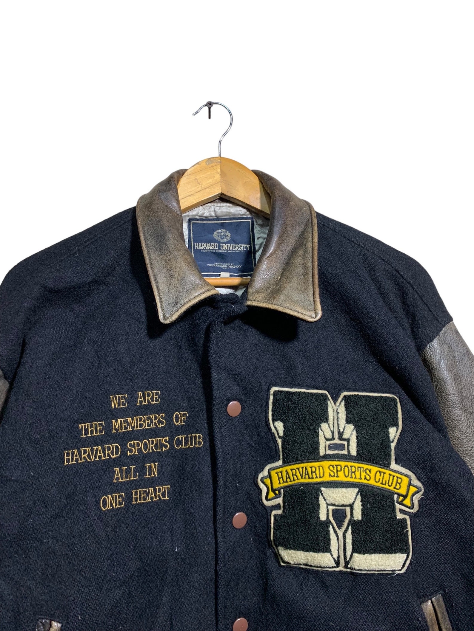 Vintage Harvard Baseball Varsity Jacket Big Logo - Etsy