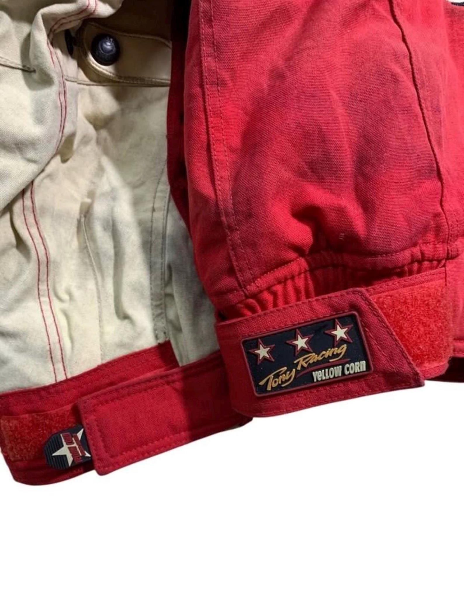 Vintage Yellow Corn Racing Riding Jacket - Etsy
