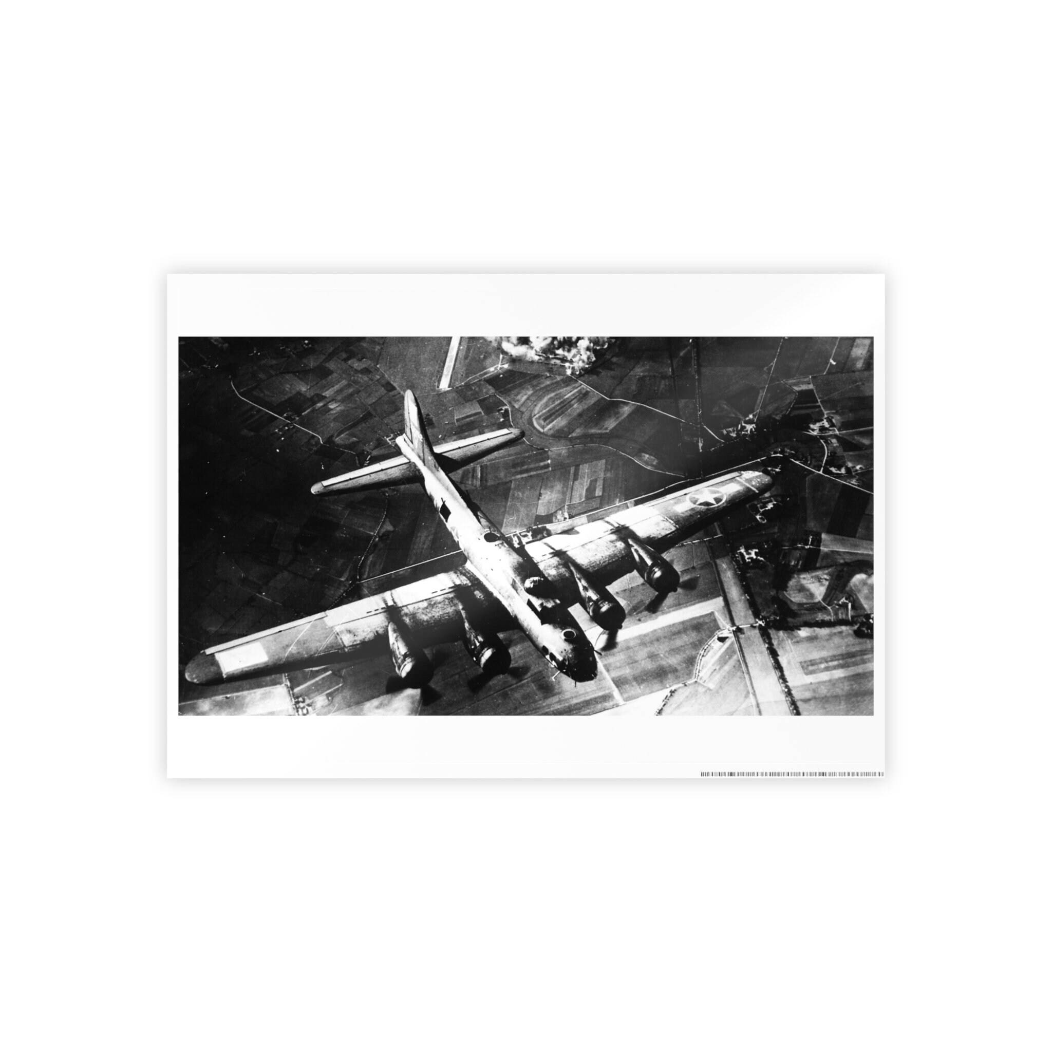 B-17 Flying Fortress of the 8th Air Force Matte Wall Art Picture Print ...