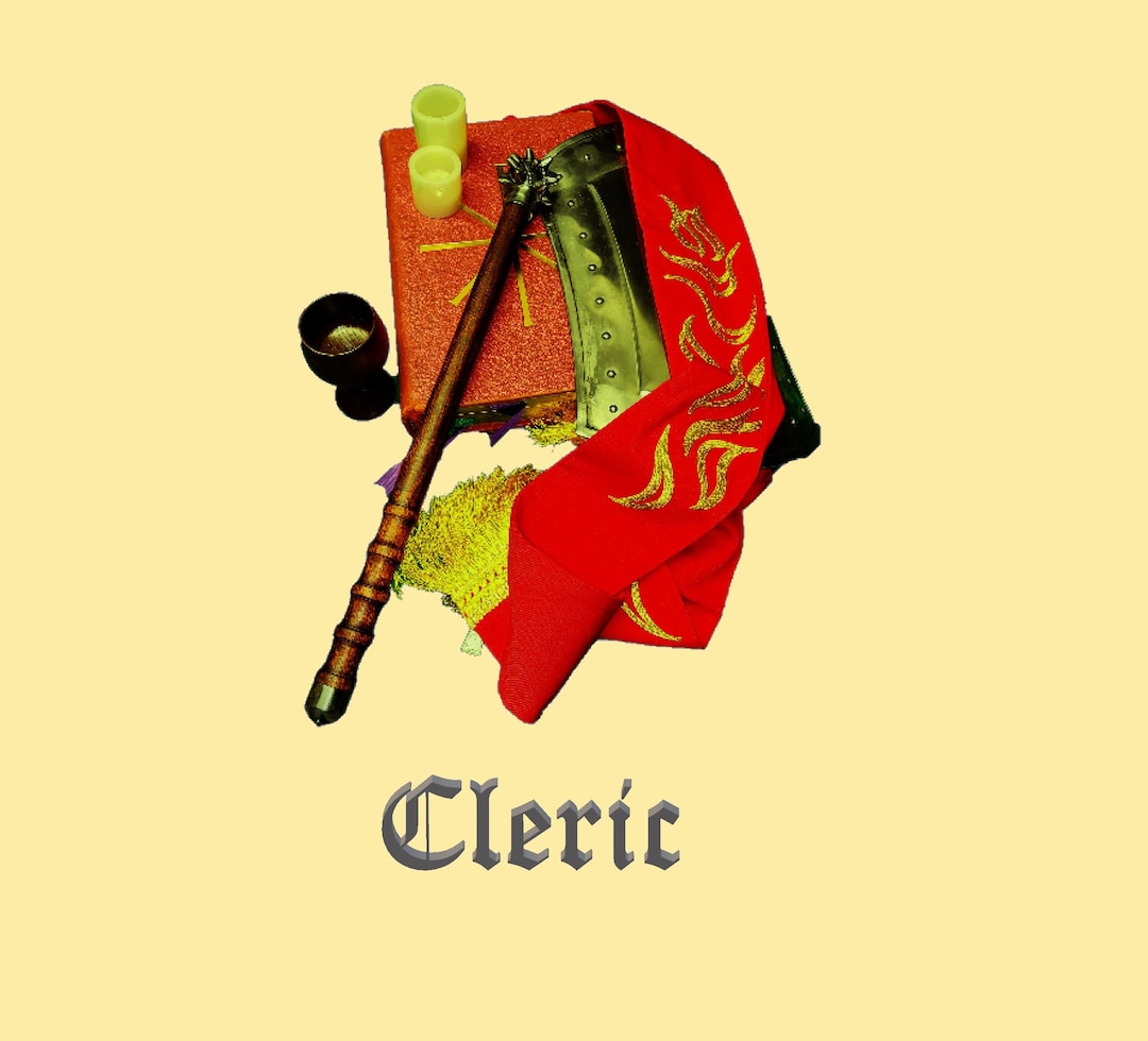 Cleric Character Class Emblem Photograph Dungeons and Dragons - Etsy
