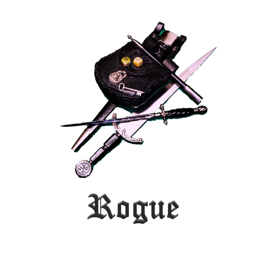 Rogue Character Class Emblem Photograph Dungeons and Dragons - Etsy